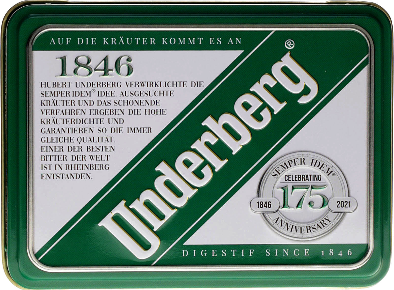 Underberg Schnaps aus Rheinberg kommt in der Jahrgangs