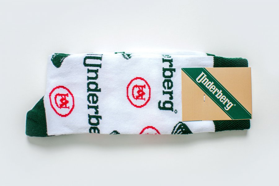 Underberg Motivsocken dem bekannten Logo